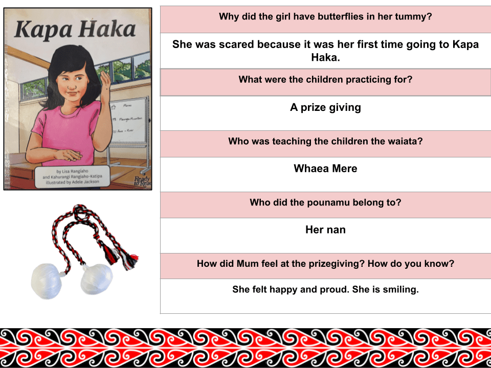 Kapa Haka – Tsaeedis @ Pt England School